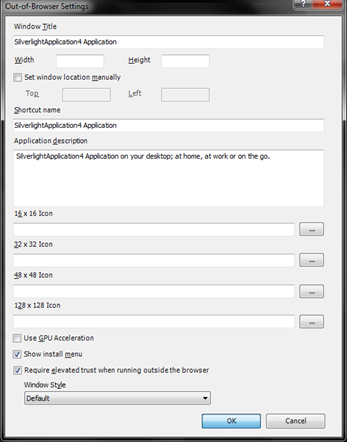Choose the way to Create a Silverlight Out-of-Browser Application | Kunal Chowdhury